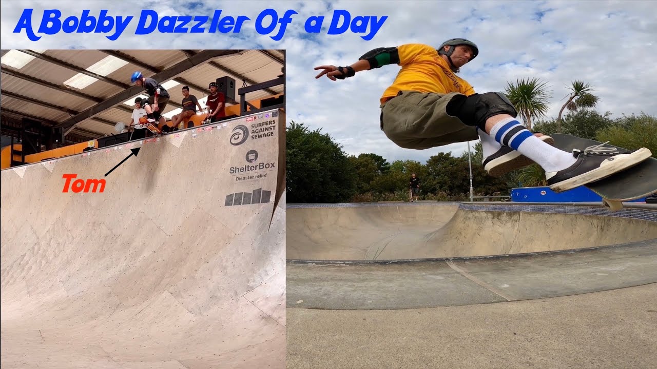 Pool Skating With Sean Goff & Tom’s 1st Vert Drop - YouTube