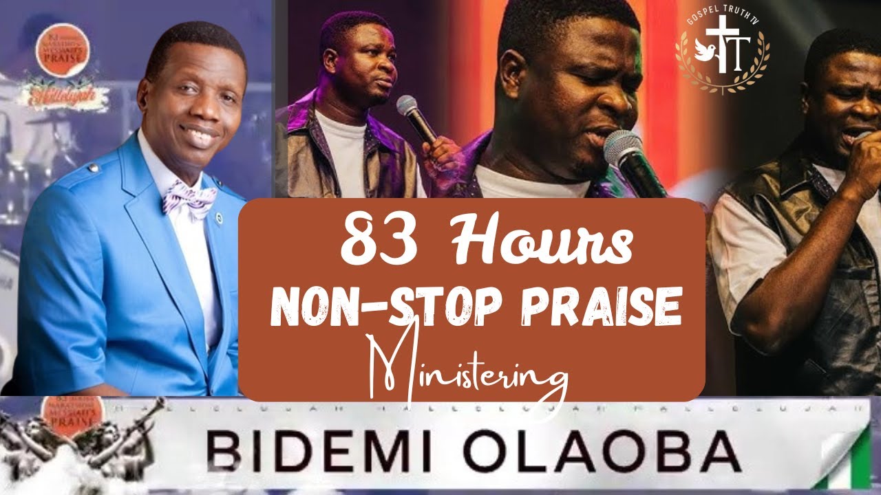 BIDEMI OLAOBA LIVE AT 83 HOURS MARATHON MESSIAH PRAISE | HALLELUJAH ...