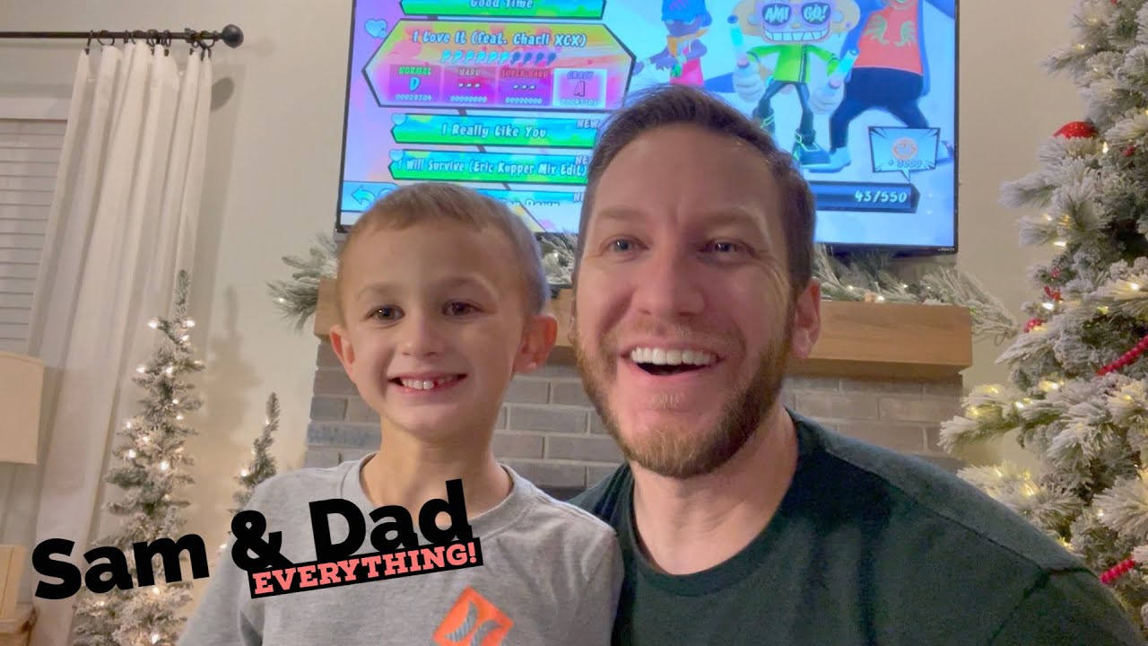 Sam & Dad Everything - Playing Samba De Amigo: Party Central Nintendo ...