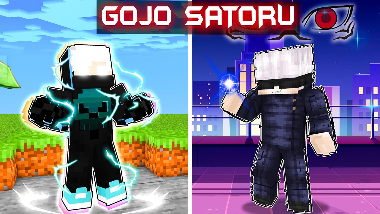 Becoming The GOJO SATORU In Minecraft (Part 2) - YouTube