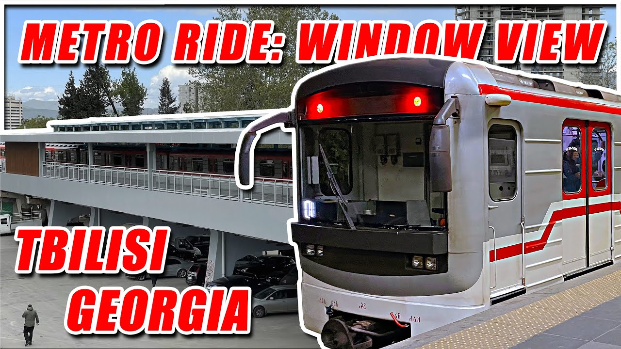 Tbilisi Metro - Open Section between Grmagele and Nadzaladevi Stations ...