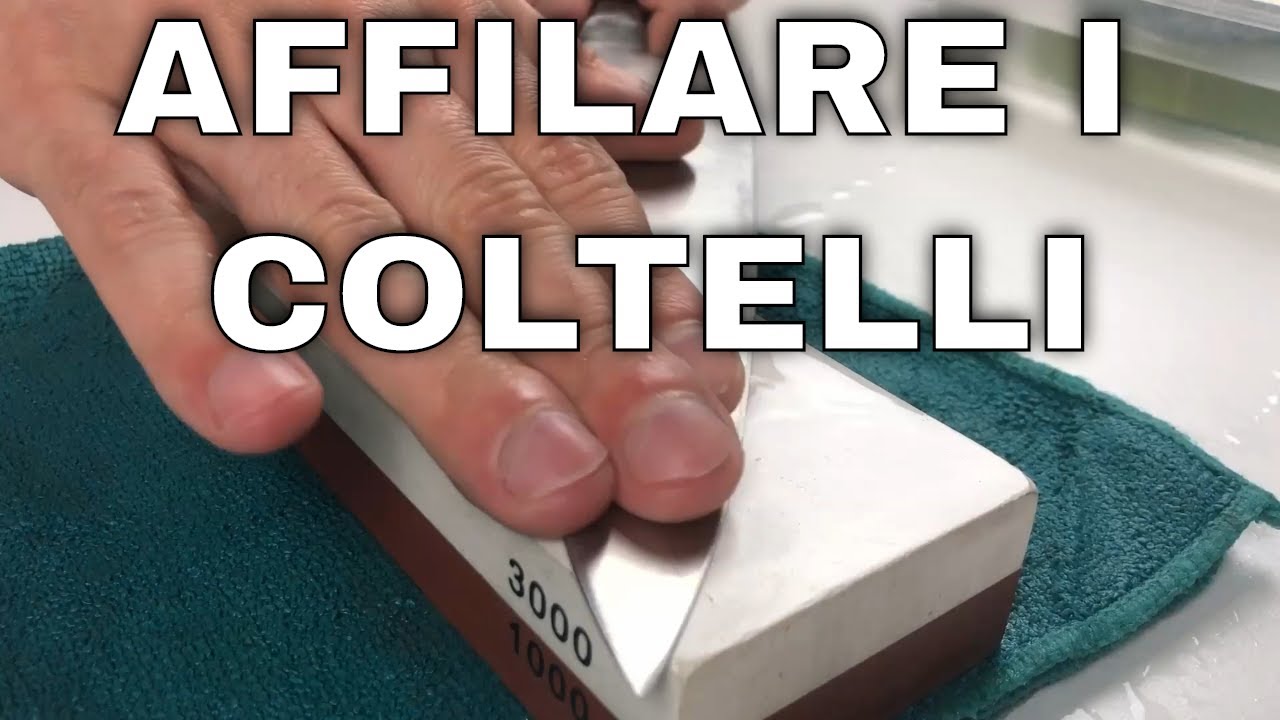 Come affilare i coltelli con la pietra - YouTube