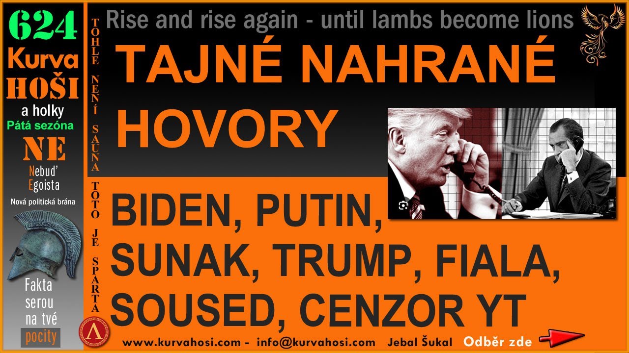VOBLY 2024 USA. NOČNÍ MŮRA. BIDEN, TRUMP, FIALA IDIOT, SUNAK, VÁLKA ...