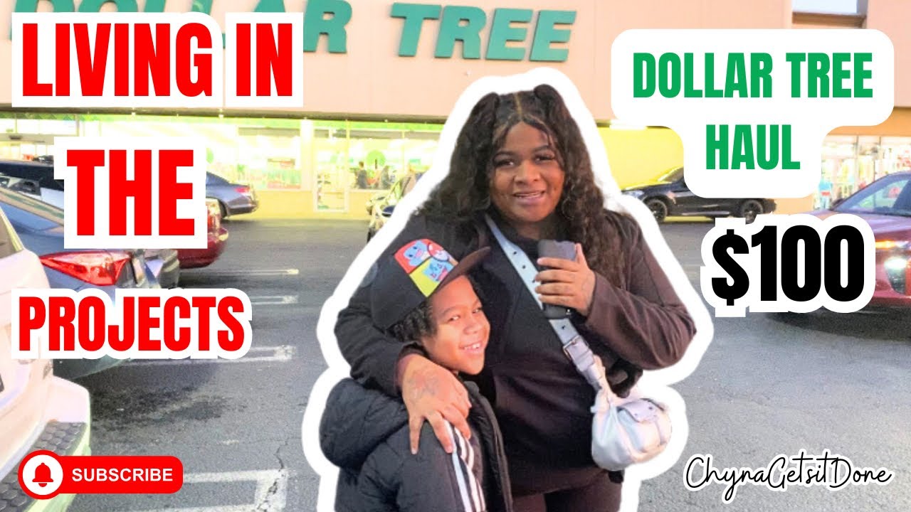 Living In The Projects || DOLLAR TREE SHOPPING HAUL || PREGNANCY TEST ...