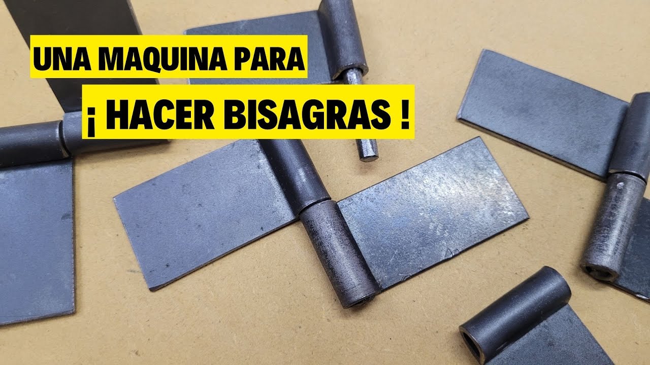 Como hacer bisagras caseras - YouTube