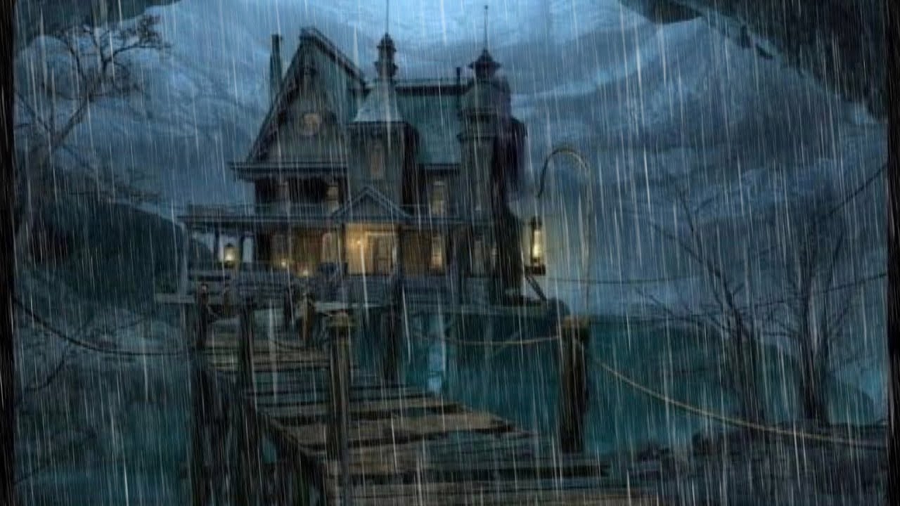 Stormy Night by Abandoned Old House. Best Rain Sounds for Deep SLEEP ...