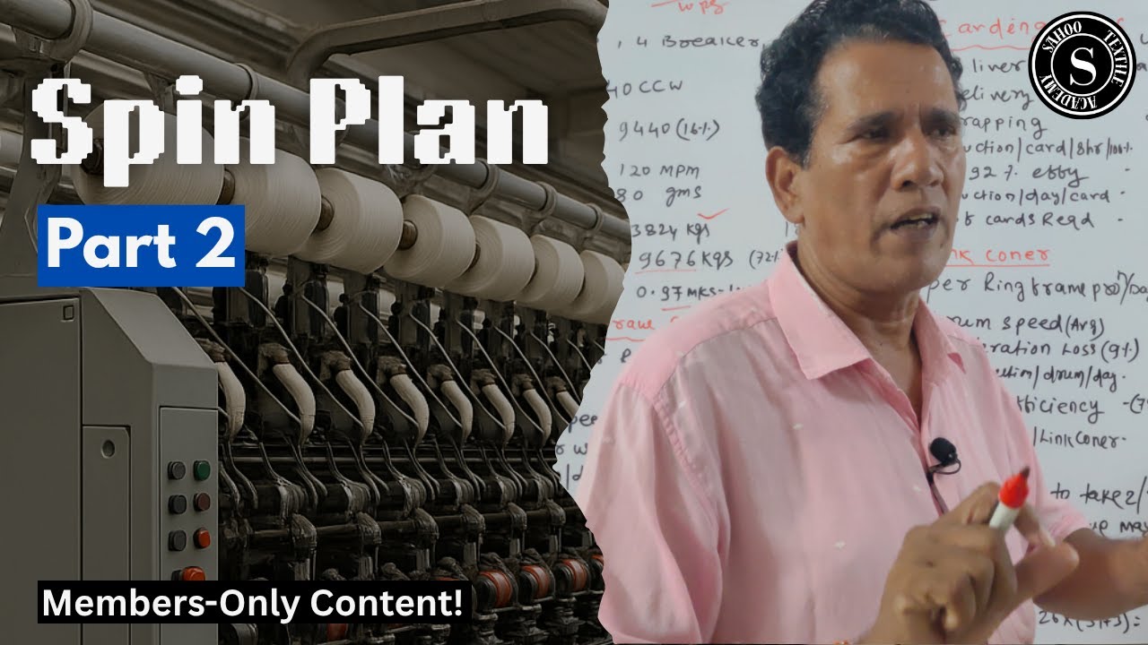 Spin Plan (Part-2) || With Detailed Calculation || Sahoo Textile Academy - YouTube
