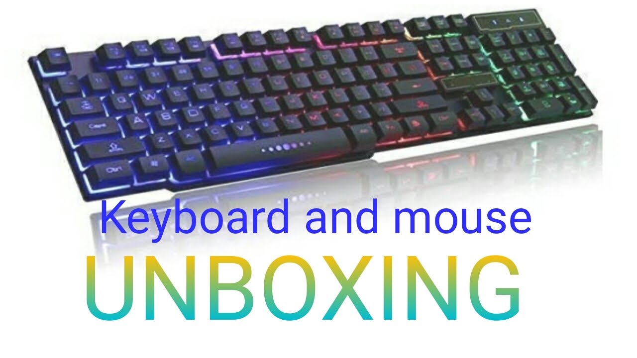 How to Best keyboad and mouse unboximg - YouTube