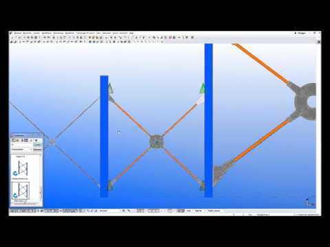 HALFEN BIM film DETAN trekstangen in Tekla - YouTube