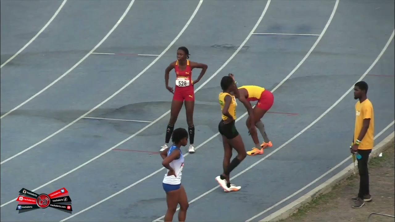 Natrece East Wins U17 Girls 100m Final at Jamaica's Carifta Games Trials with Incredible Speed ...