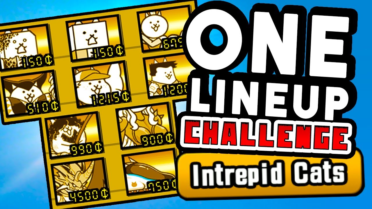 ONE LINE-UP, ONE CHAPTER CHALLENGE | Battle Cats 9.4 (Intrepid Cats ...