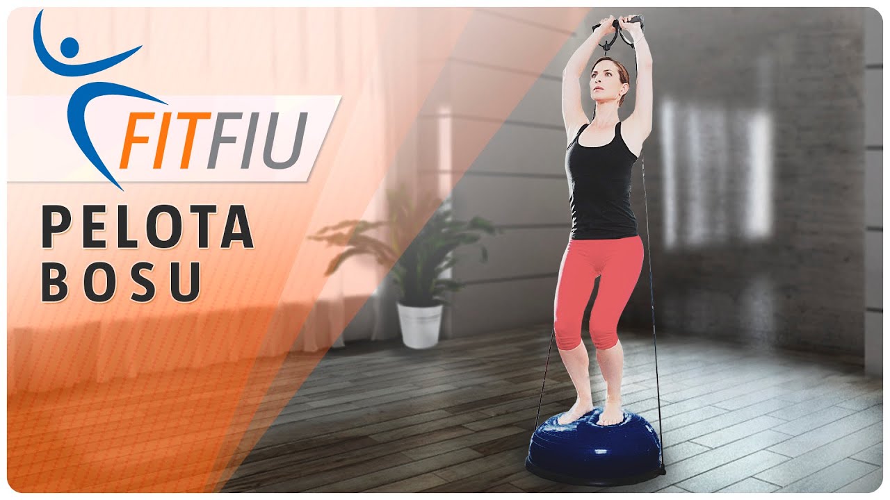 Bosu balanced trainer ball pelota de Gimnasia, Pilates - YouTube