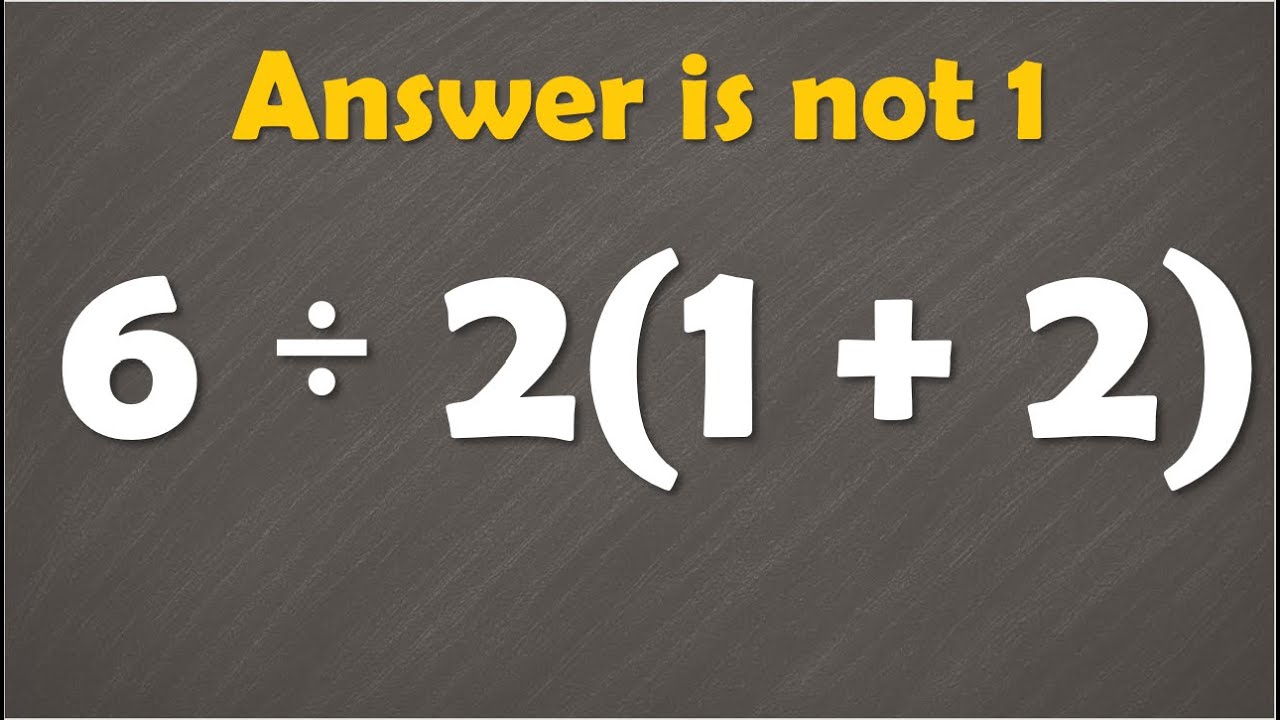 Most People Get This Math Question Wrong! - YouTube