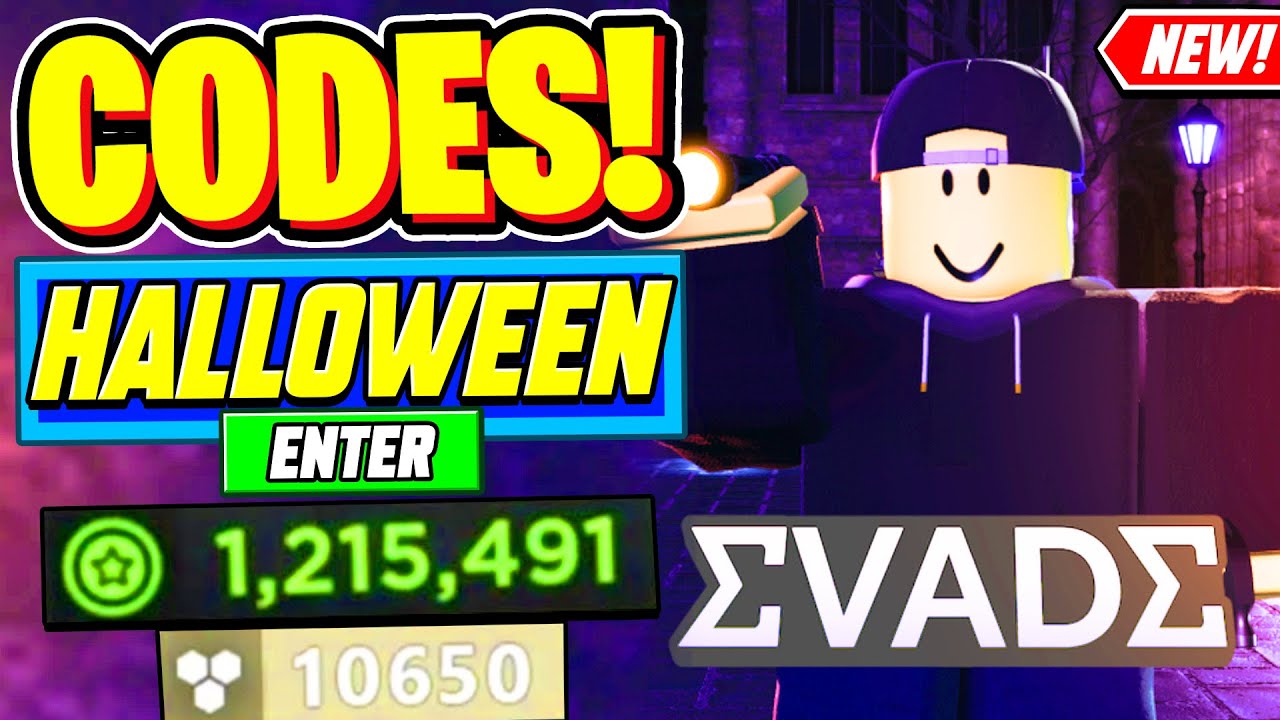 ⚠️New⚠️ ALL WORKING HALLOWEEN UPDATE CODES For Evade - Roblox Evade ...