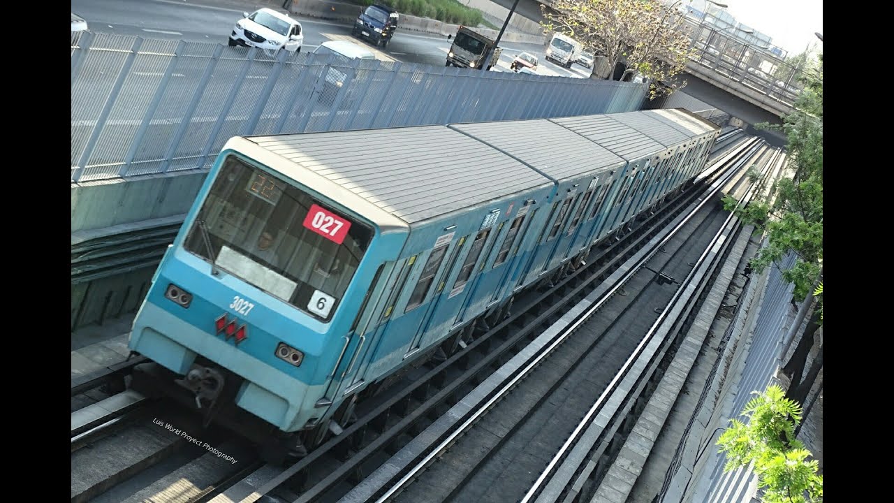 METRO DE SANTIAGO DE CHILE ALSTOM NS-74 (Neumatico de Santiago 1974 ...