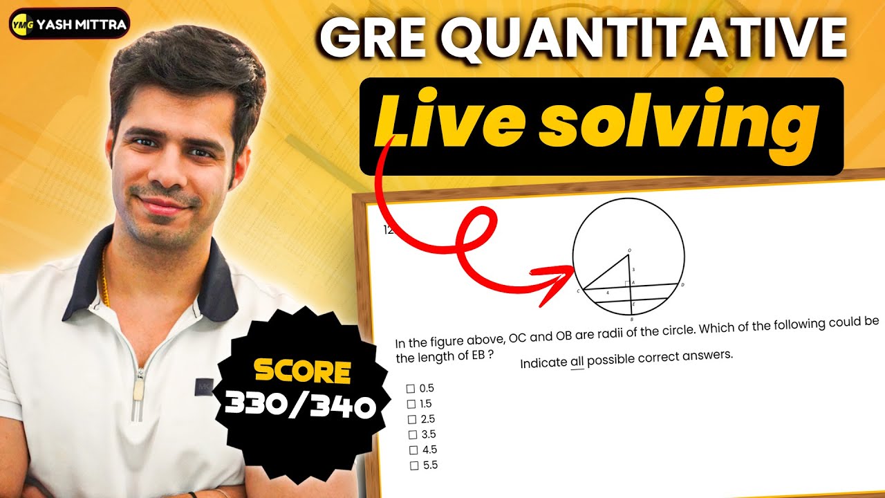 GRE Quant Complete Course - Live Solving Full GRE Quant Test - YouTube
