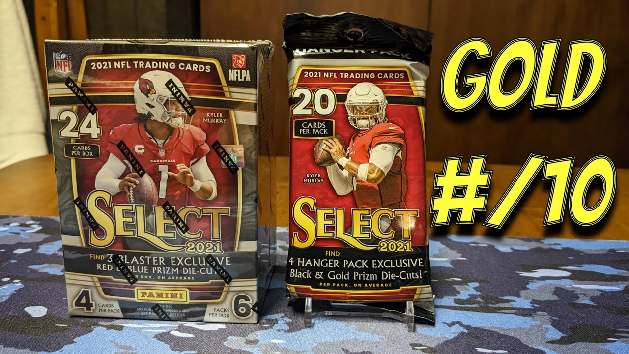 GOLD DIE-CUT! 1 Blaster and Hanger Pack of 2021 Panini Select NFL ...