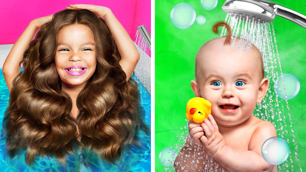 FUNNY GIRLY PROBLEMS WITH LONG HAIR | Relatable Facts and Funny Fails ...