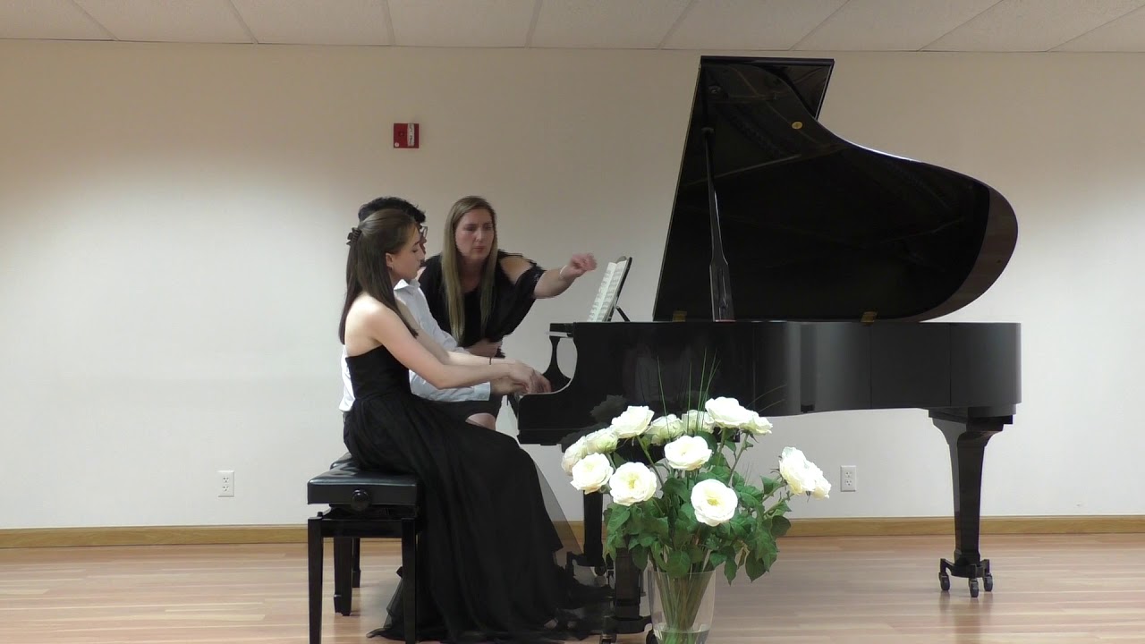 Elena Gribelyuk & Gyan Maria - Schubert "Fantasia" in F Minor - YouTube