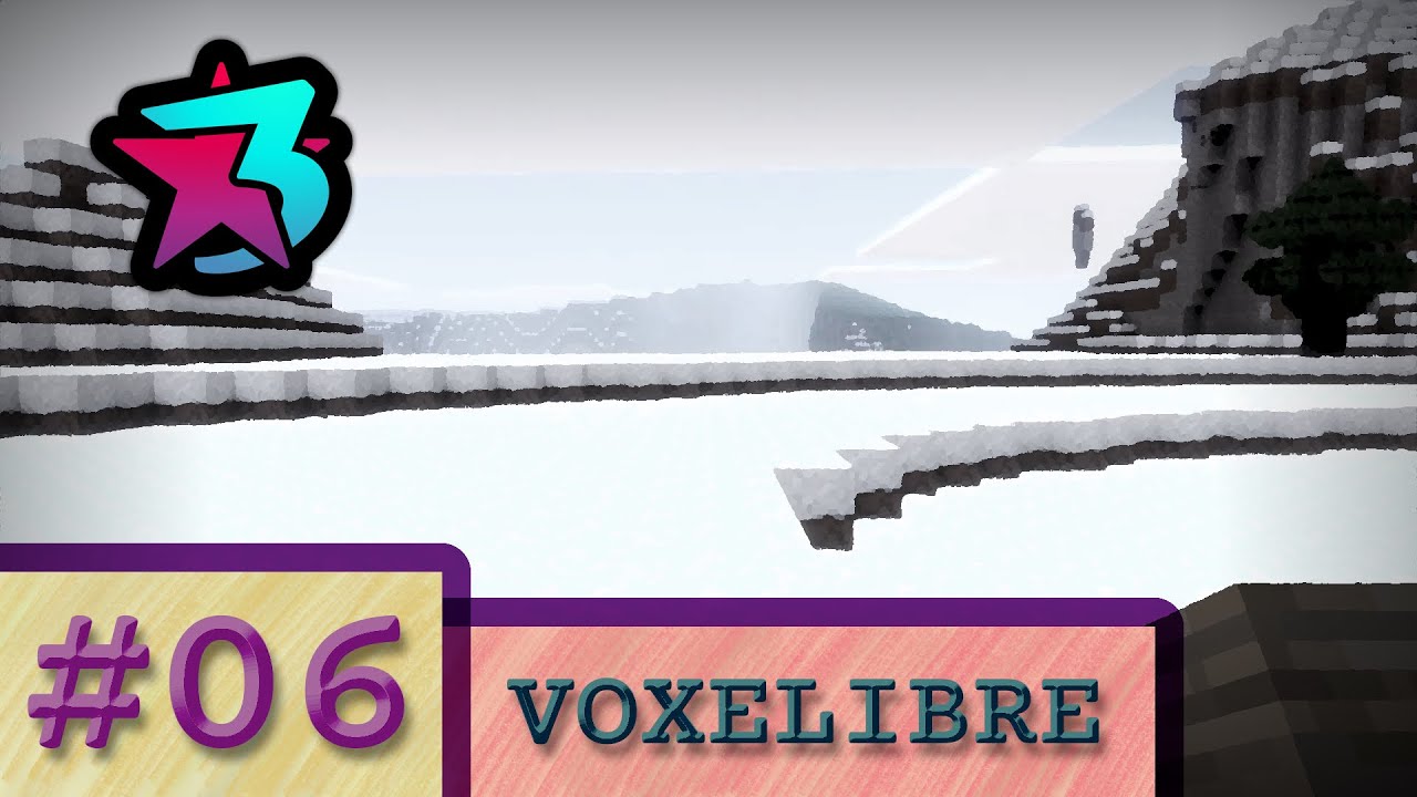 Snowier snow than Minecraft's snow w/@VerdaquillsDen — VOXELIBRE #06 ...