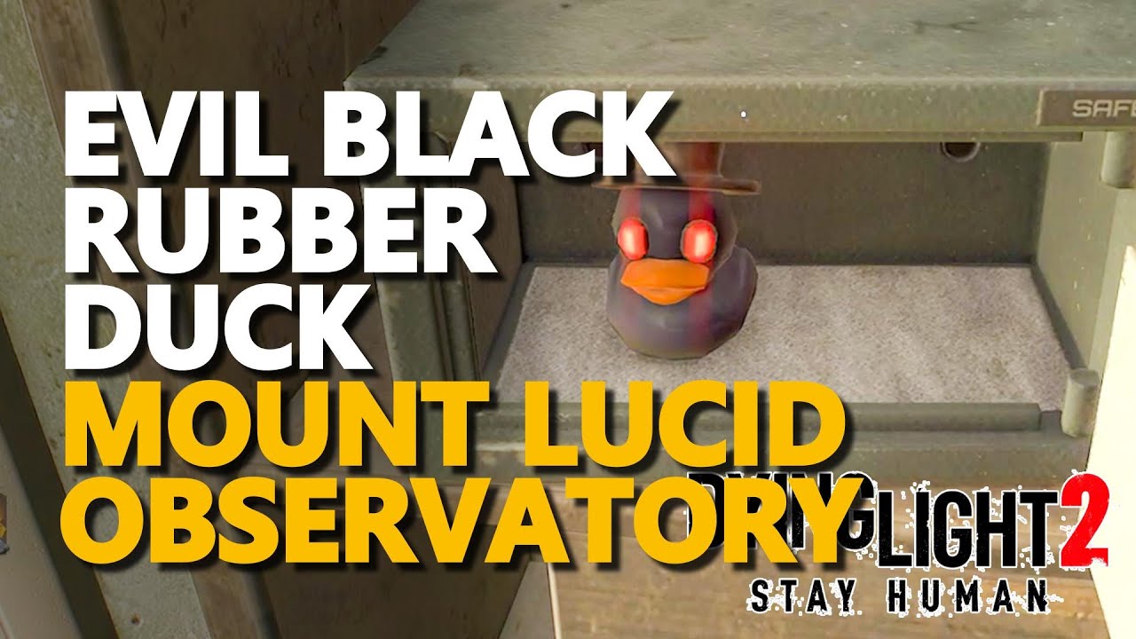 GRE Mount Lucid Observatory Evil Black Rubber Duck Dying Light 2 - YouTube