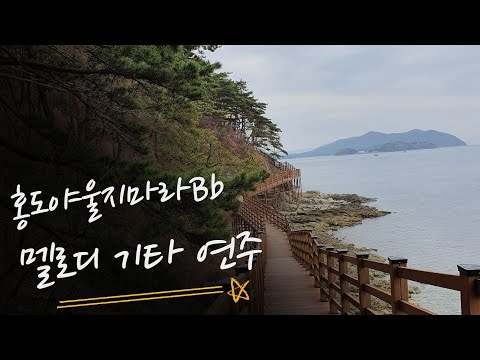 도전100 ~38/홍도야울지마라/Bb스케일/기타연주 독학