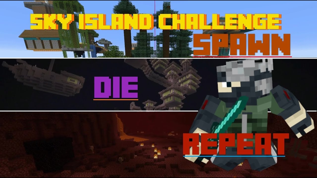 sky island challenge episode (7) Spawn, Die, Repeat - YouTube