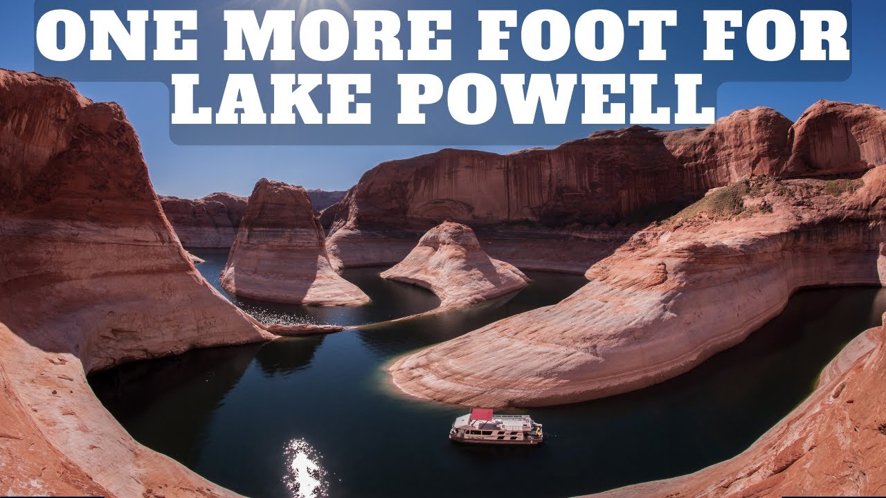 Lake Powell Shows Signs of Life, Rises More Than a Foot - YouTube