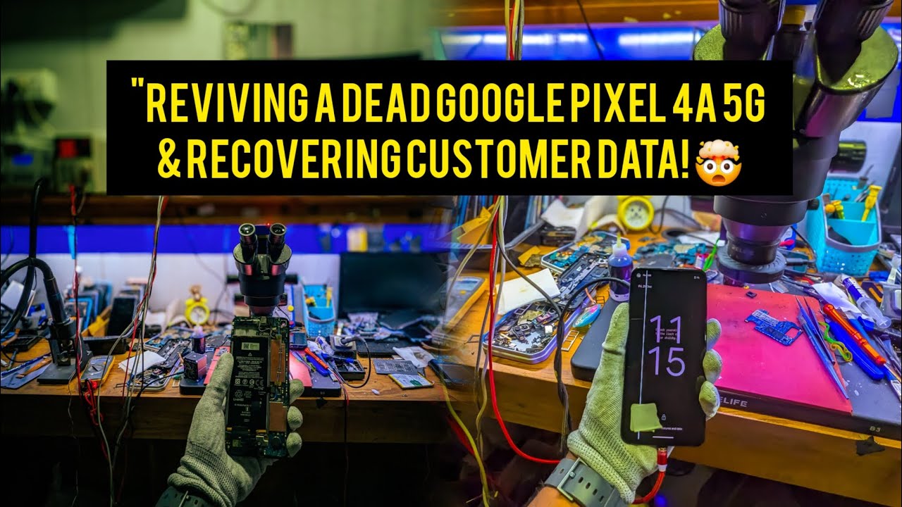 Reviving a Dead Google Pixel 4a 5G & Recovering Customer Data! 🤯 - YouTube