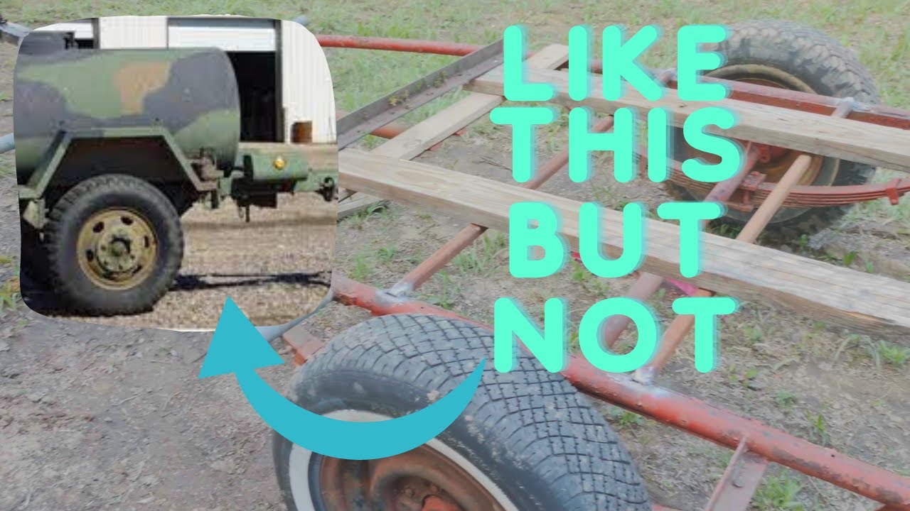 DIY built Water Buffalo (Water Transport Trailer) | Family Vlog ...
