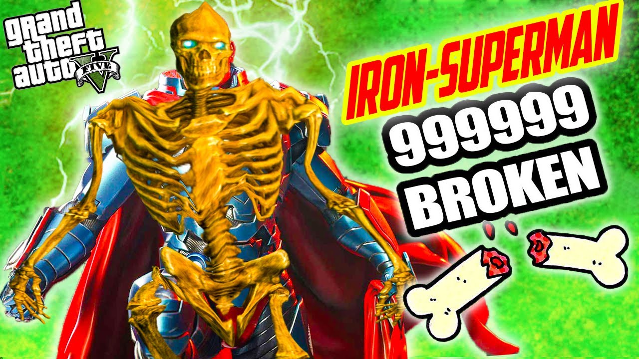 GTA 5: Breaking EVERY BONE As IRON MAN SUPER MAN In GTA V ! ( GTA 5 ...