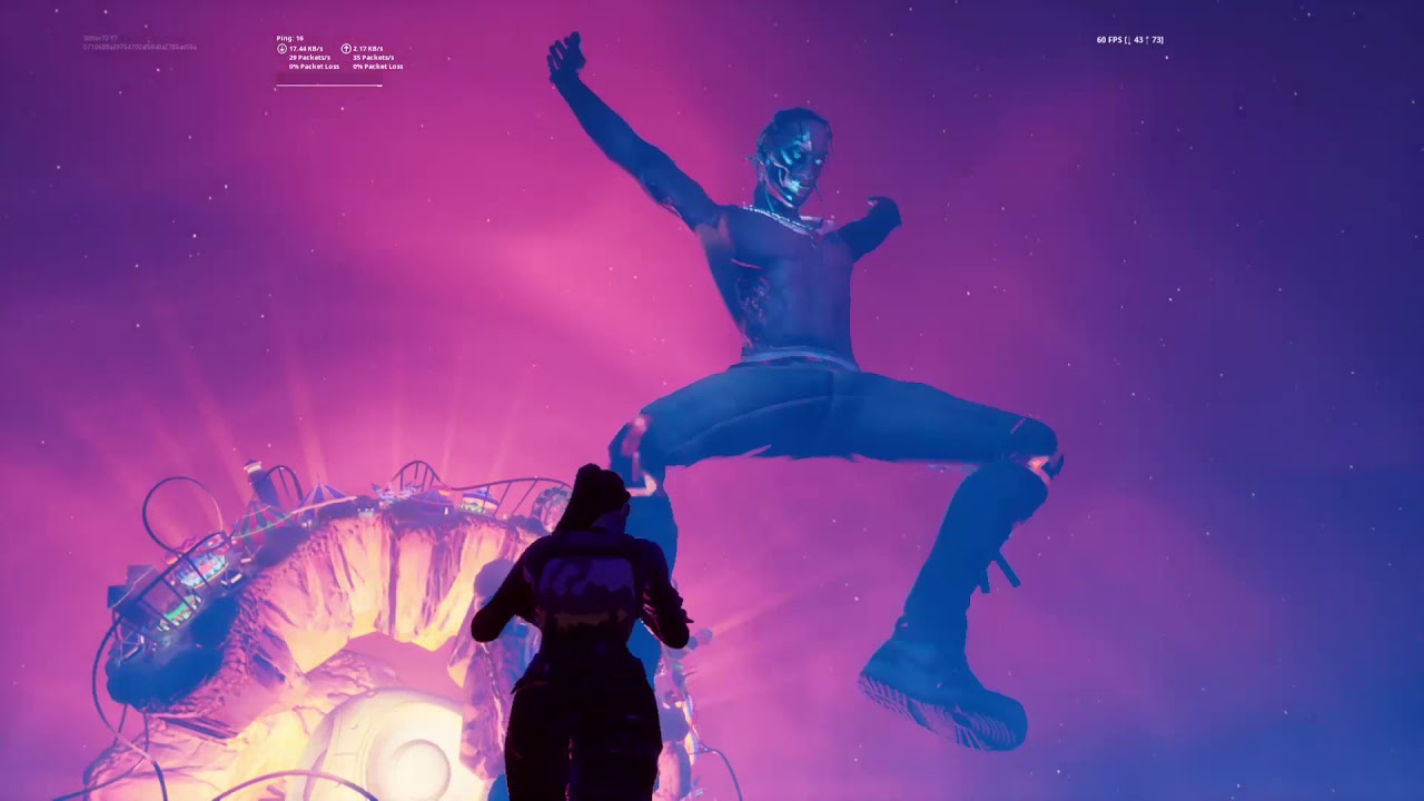 Travis Scott Astronomical Fortnite event - YouTube