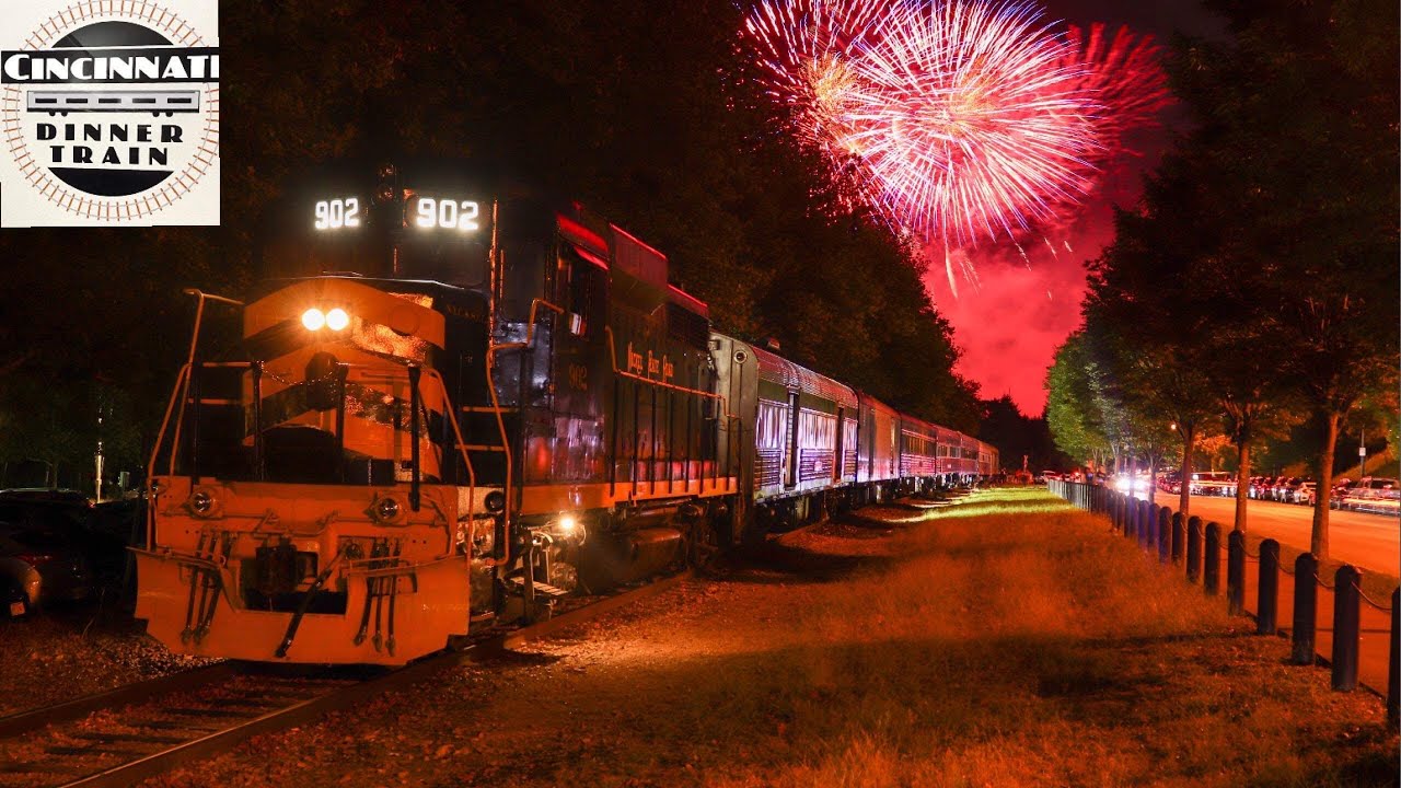 Riding the Cincinnati Dinner Train, Fireworks Edition, Happy Labor Day ...