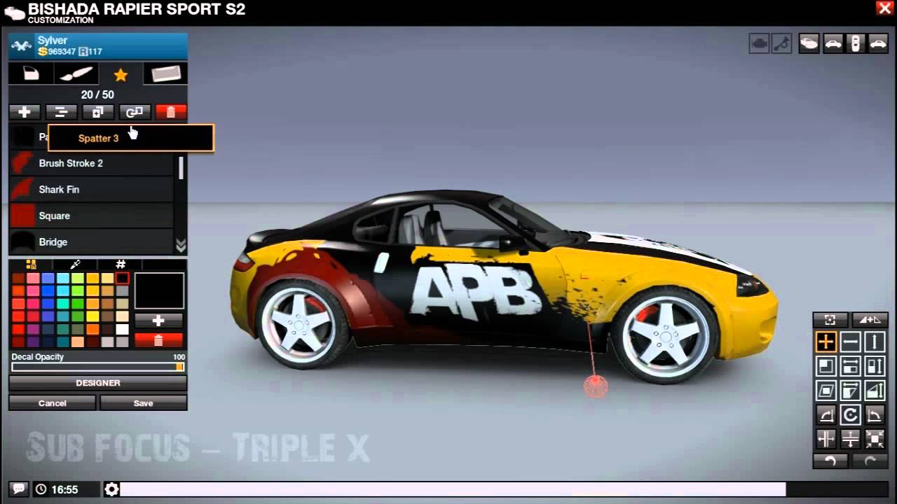 APB Car Design - Bishada Reloaded Productions Design - YouTube