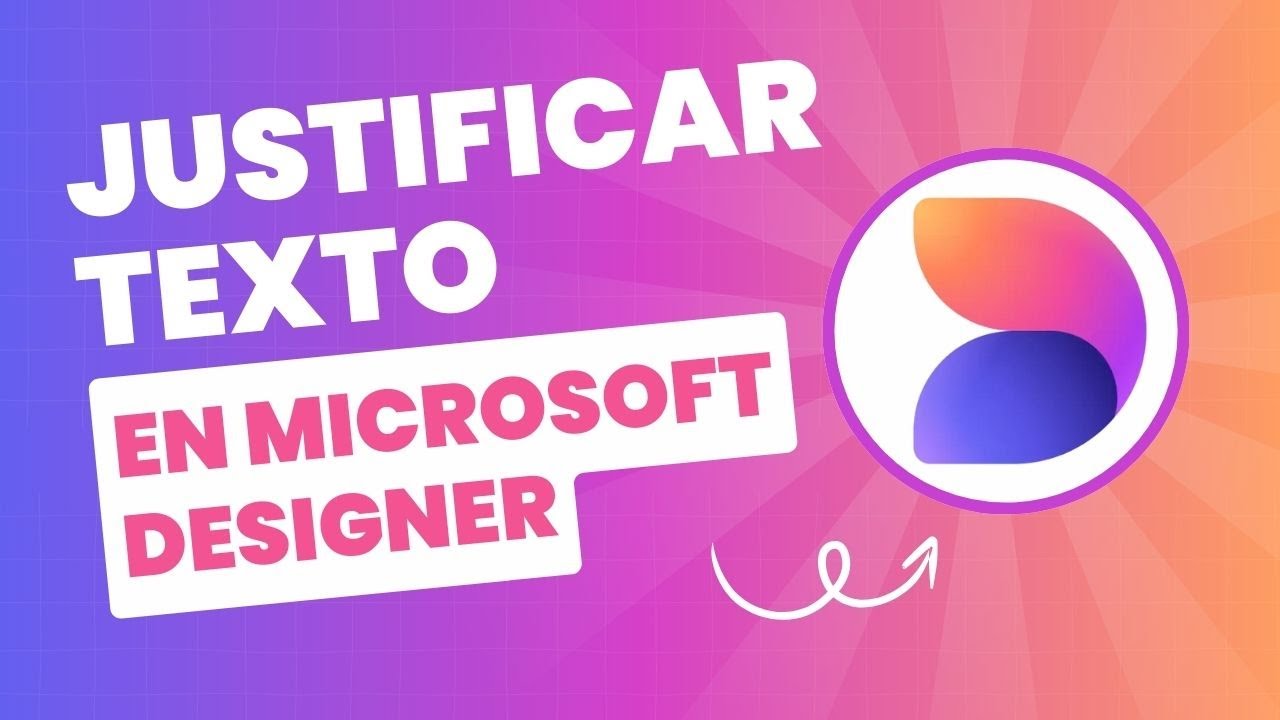 Cómo justificar texto en Microsoft Designer - YouTube