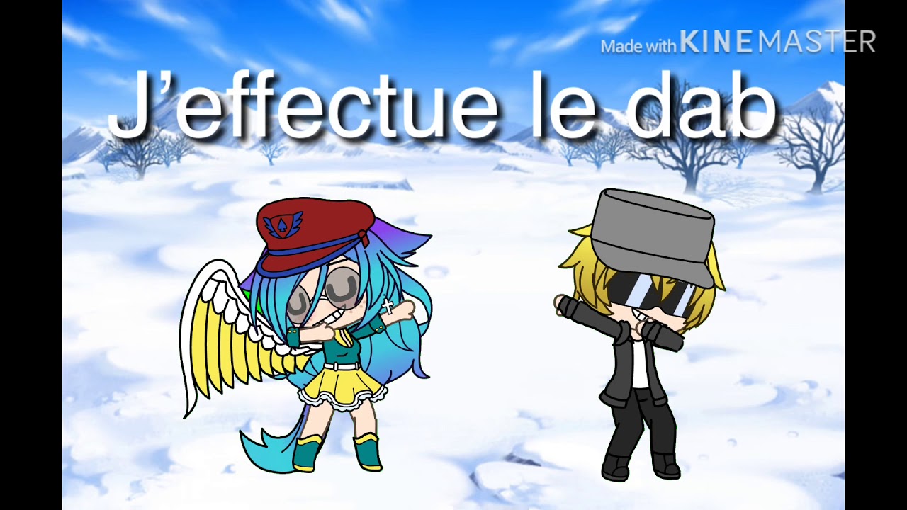 J effectue le dab +mini bétisié Gacha Life - YouTube
