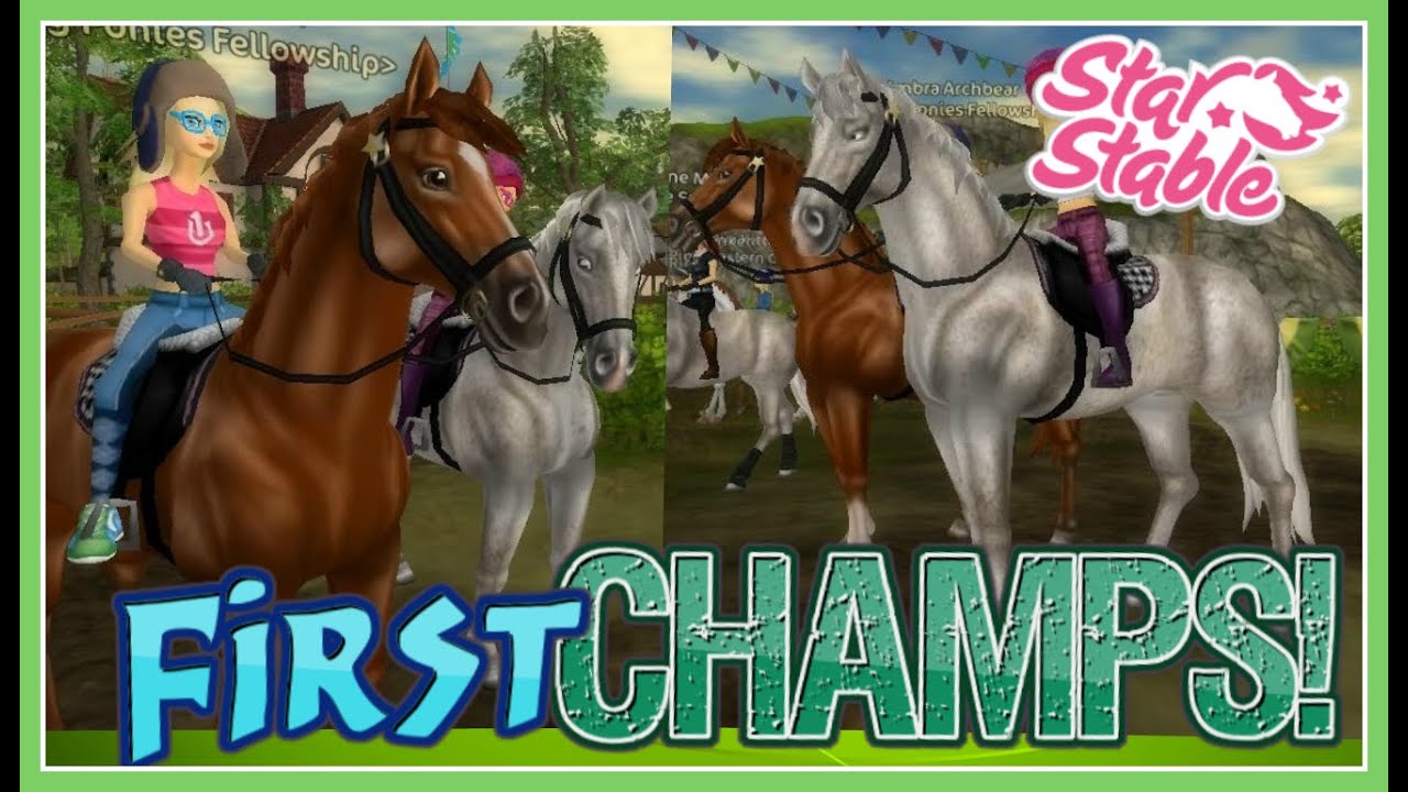 Star Stable Online: NEW Thoroughbred's FIRST Champ! - YouTube
