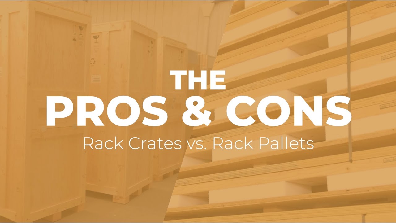 The Pros & Cons - Rack Crates vs. Rack Pallets - YouTube