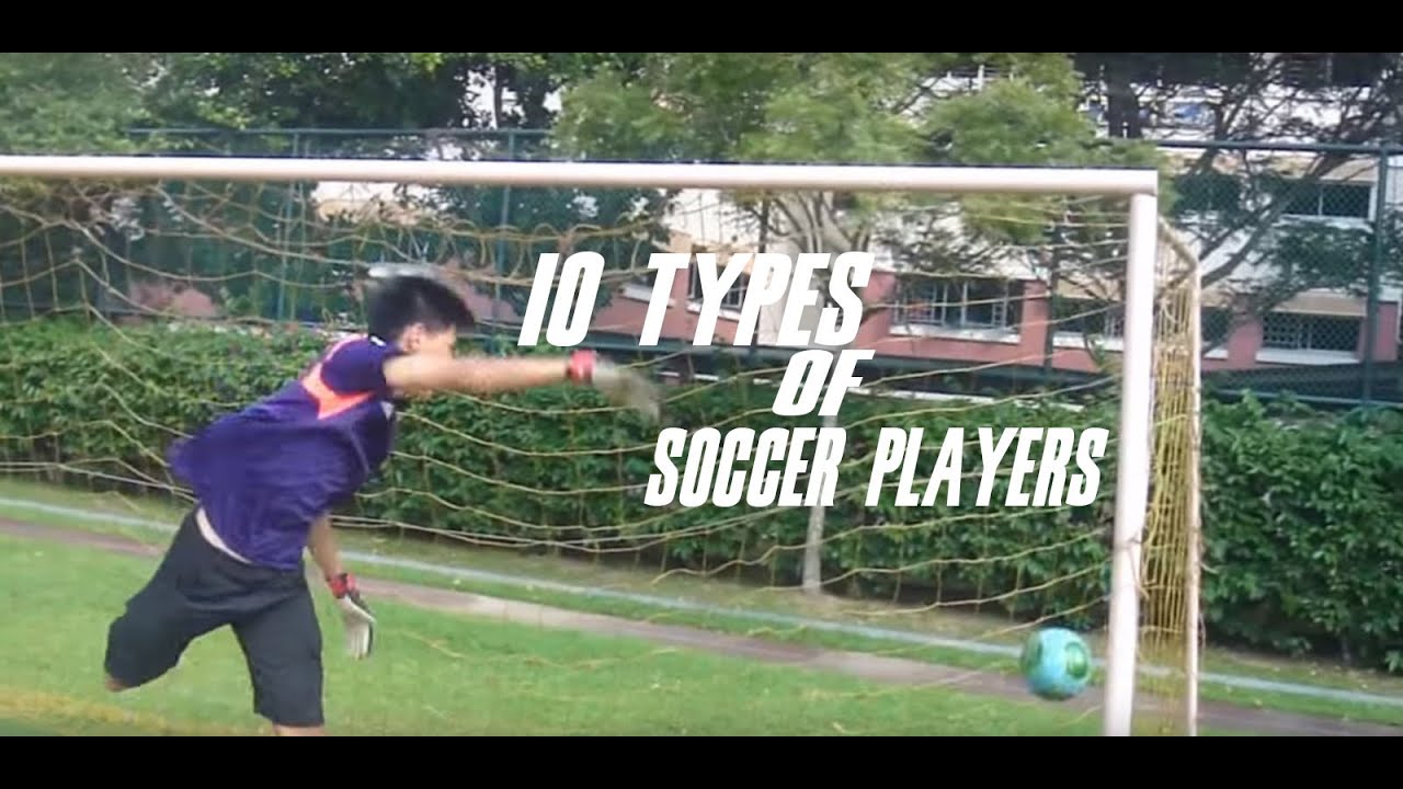 10 Types Of Soccer Players - YouTube