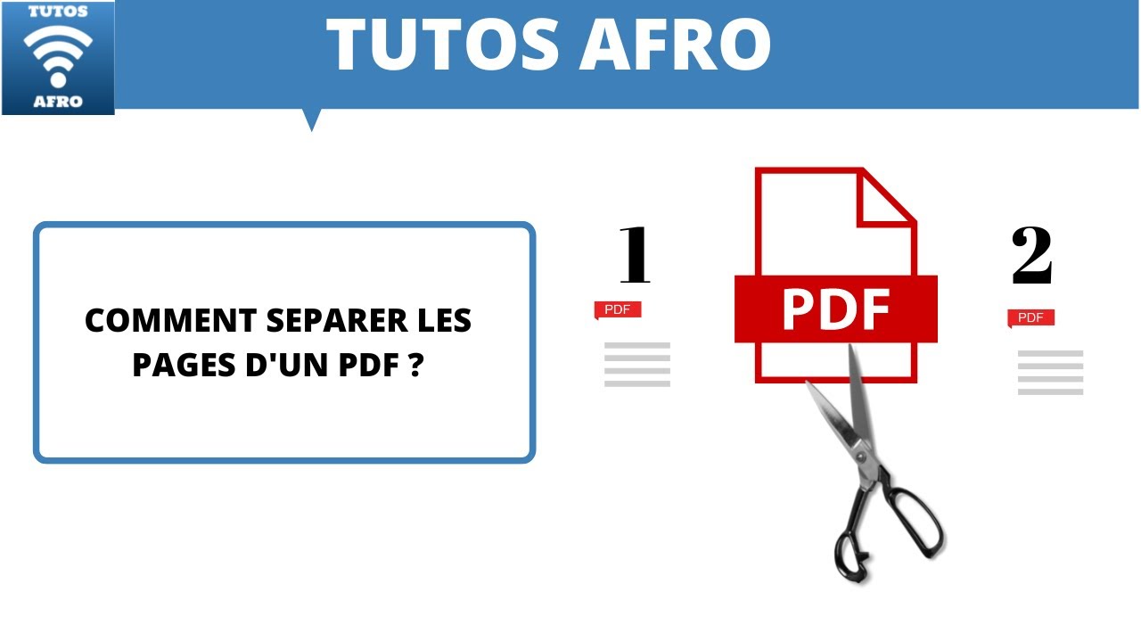 COMMENT SEPARER LES PAGES D'UN PDF ? - YouTube