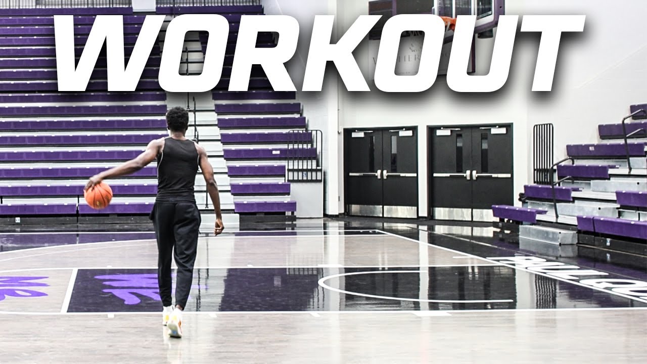 COLLEGE BASKETBALL WORKOUT - YouTube
