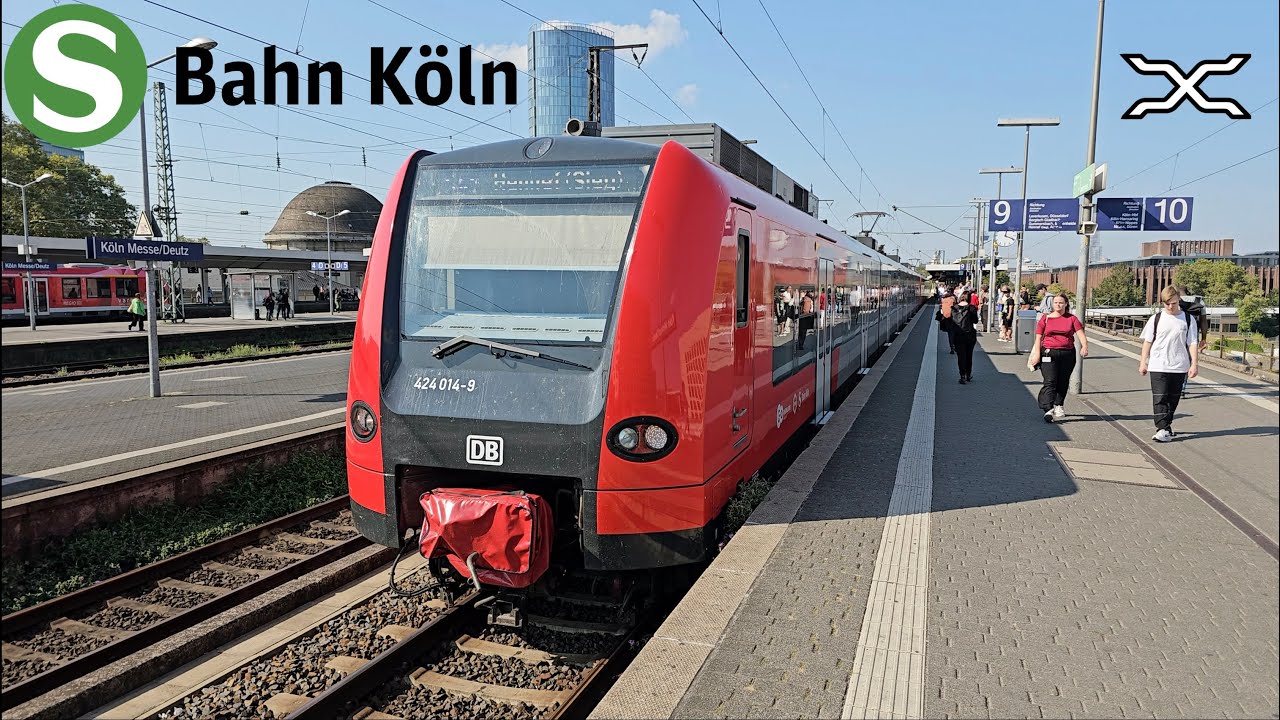 Neue BR 424 | S-Bahn Köln | Köln Messe/Deutz - YouTube