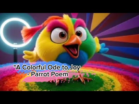 "A Colorful Ode to Joy - Parrot Poem"@Orhankidschannel @Short - YouTube