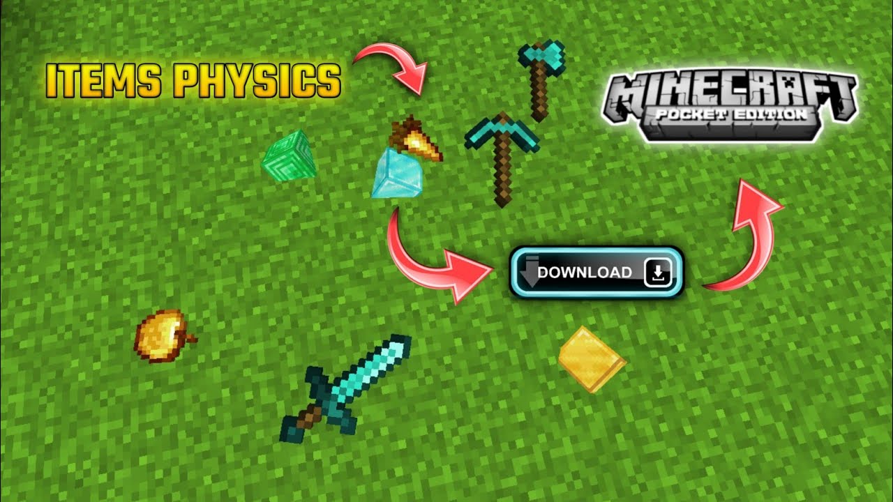 "Discover the SECRET to Downloading Item Physics on Mcpe #Minecraft - YouTube