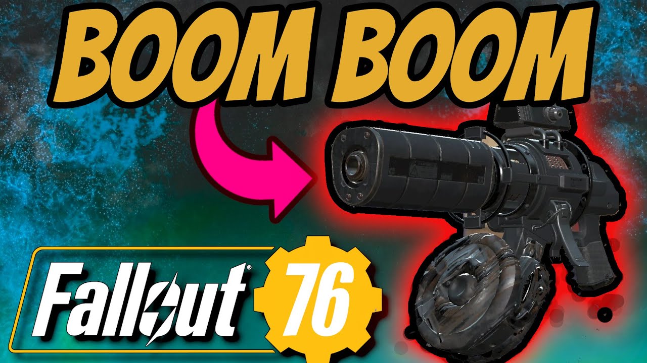 BOOM BOOM in Fallout 76, Weapon Spotlight - YouTube