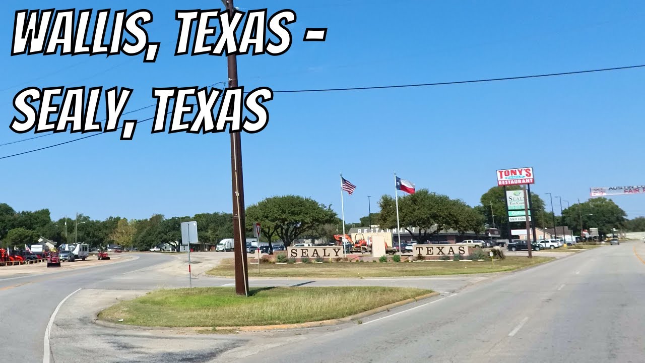 Wallis, Texas to Sealy, Texas! Drive with me on a Texas highway! - YouTube