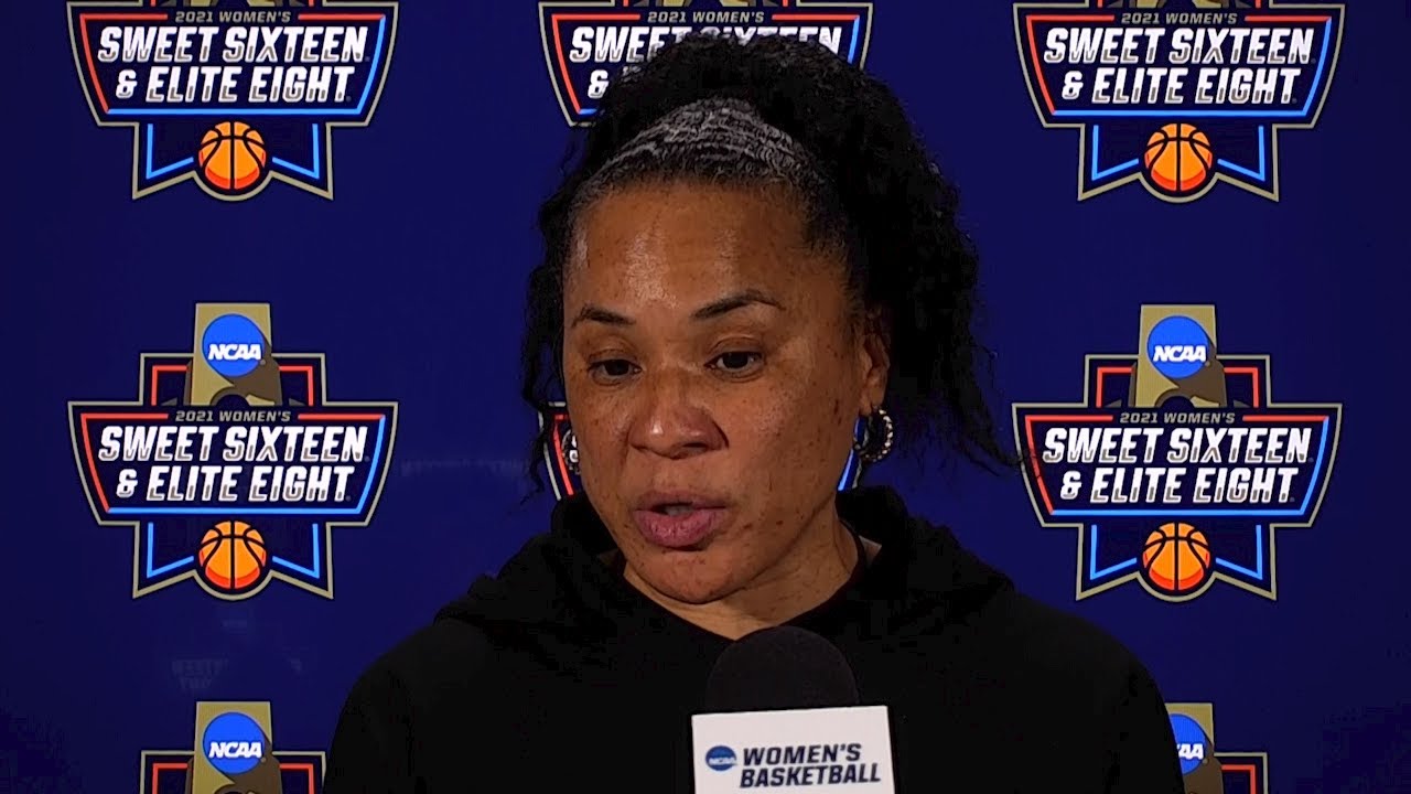 POSTGAME: Dawn Staley on Georgia Tech — 3/28/21 - YouTube
