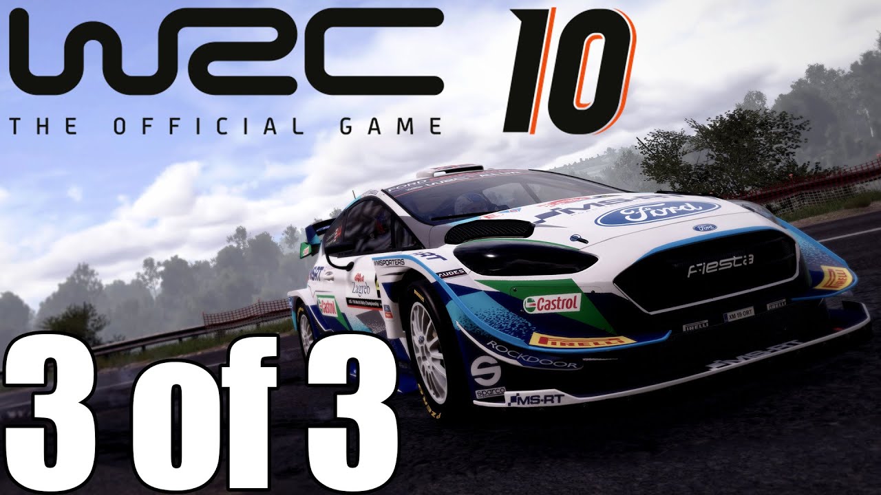 WRC 10 Longplay Career Mode Part 3 (WRC1 Championship Rally Races ...