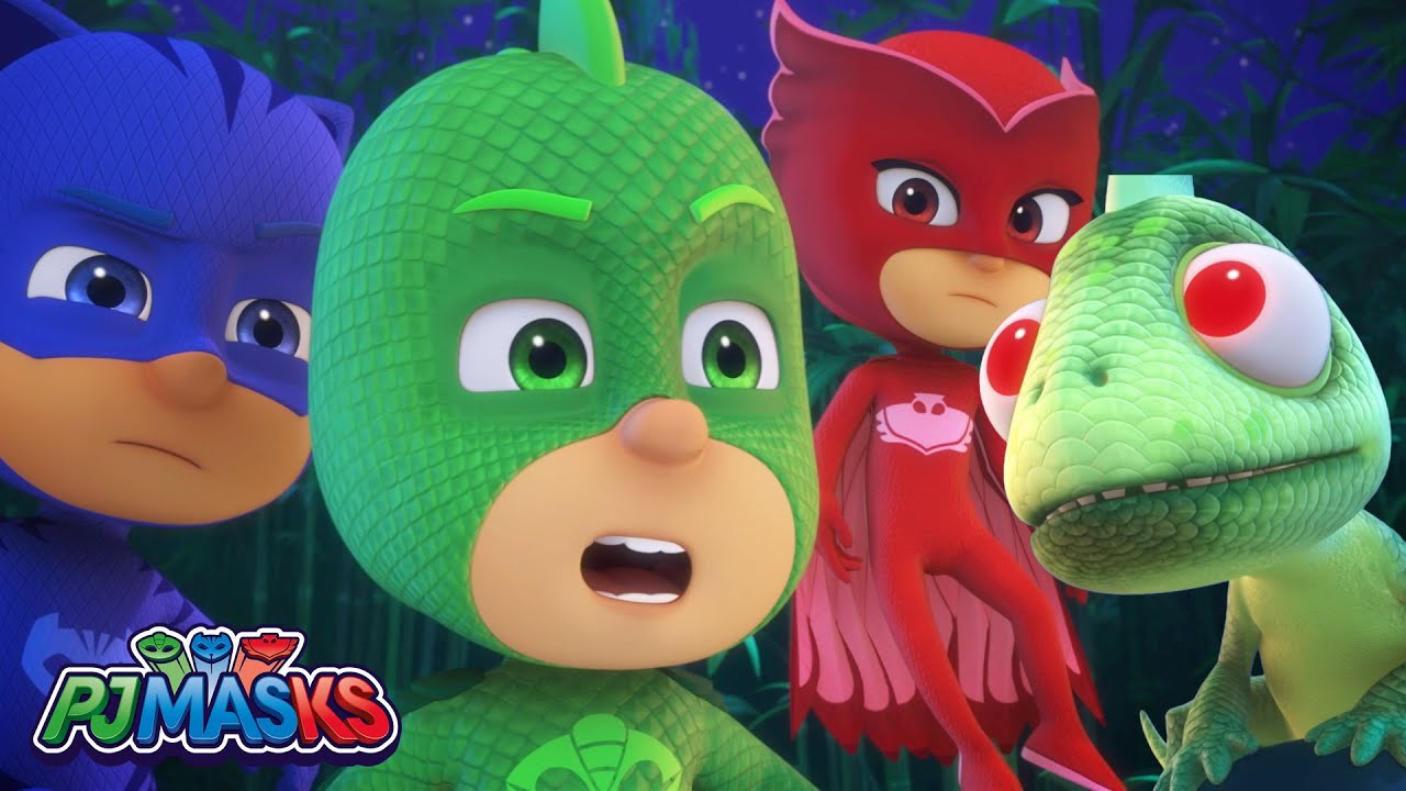 Gekko's little gecko escapes! 🦎 | PJ Masks Full Episode | Cartoons for ...