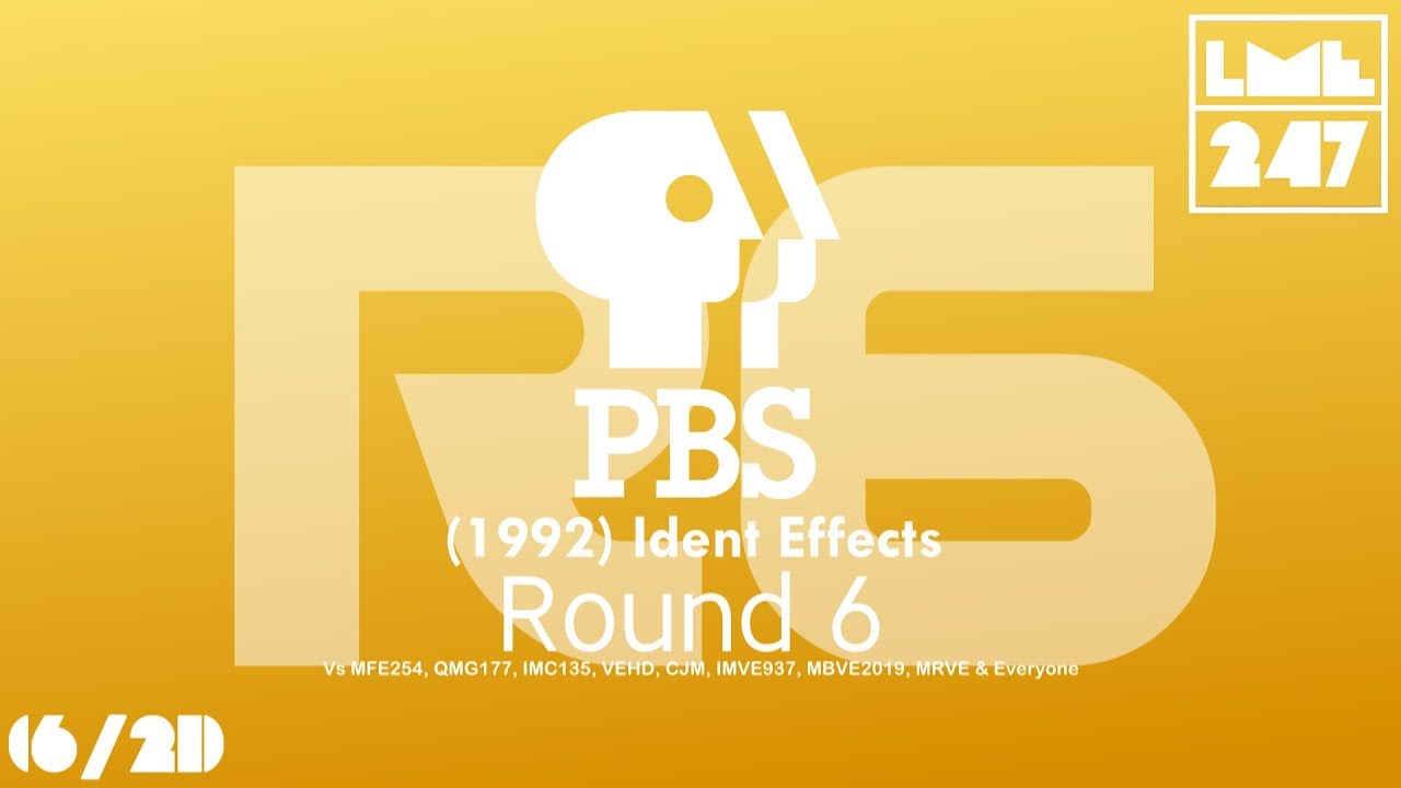PBS (1992) Ident Effects R6 Vs MFE254, QMG177, IMC135, VEHD, CJM ...